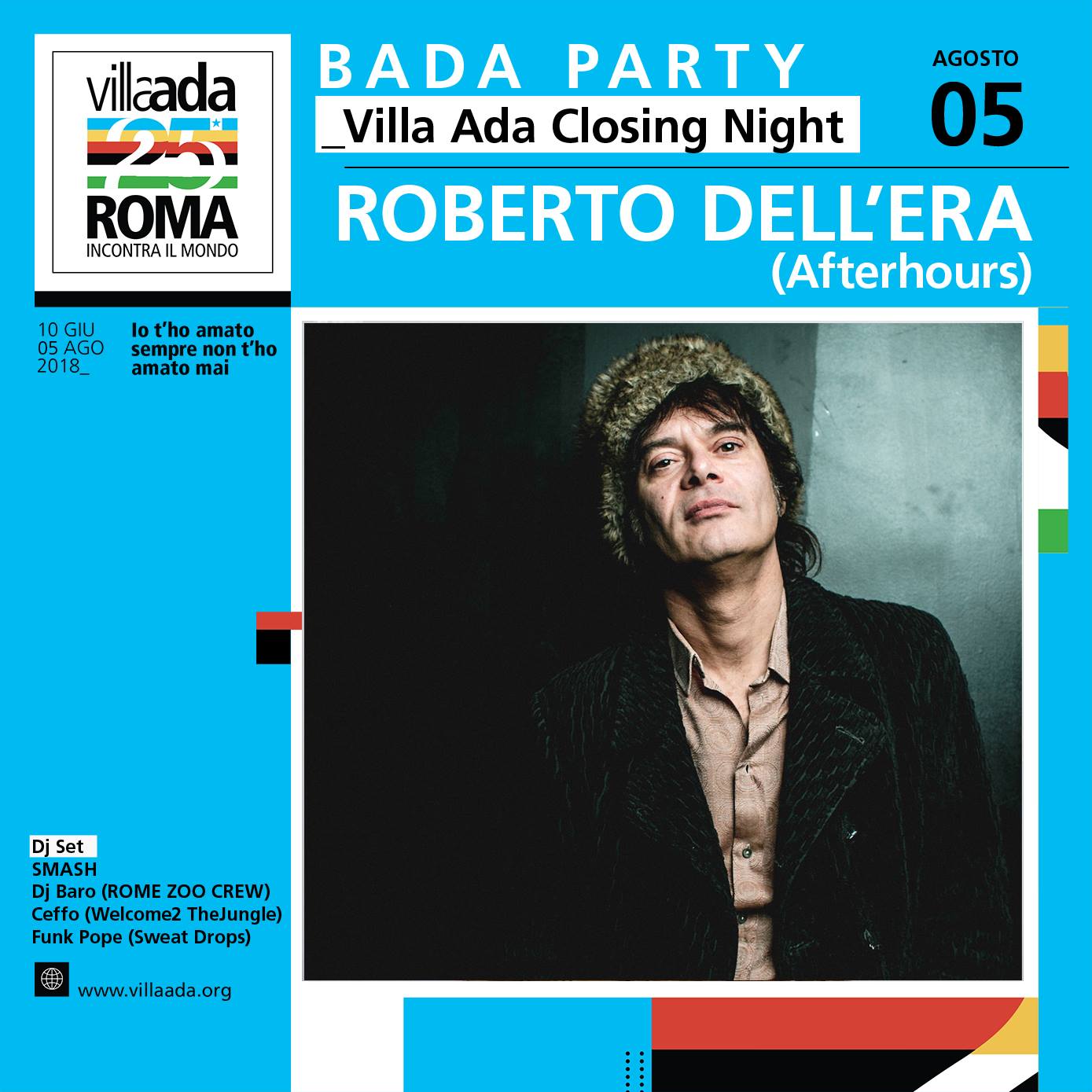 Villa Ada, festa di chiusura finale con Davide Toffolo, Roberto Dell ...