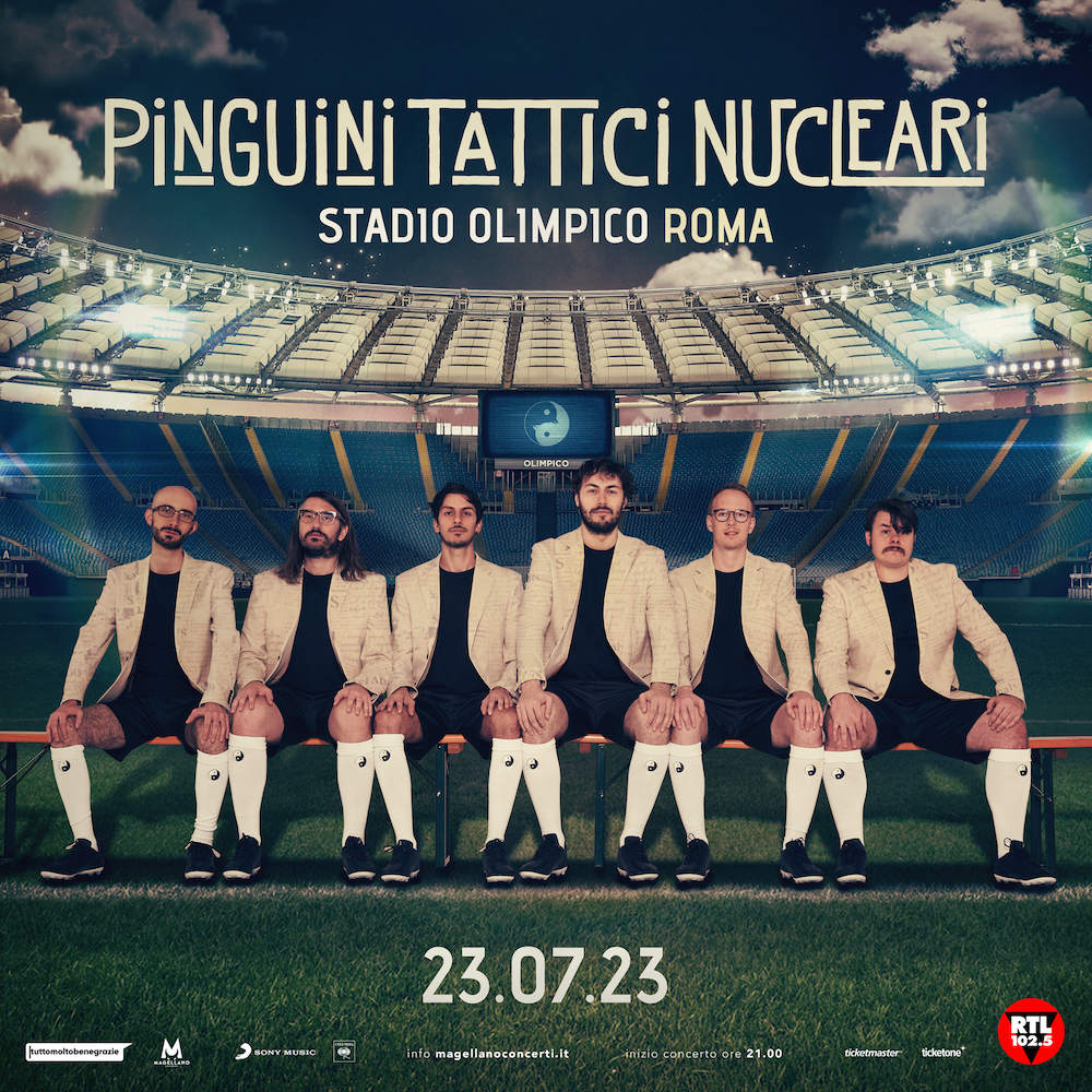 Pinguini Tattici Nucleari, nel 2023 allo Stadio Olimpico di Roma
