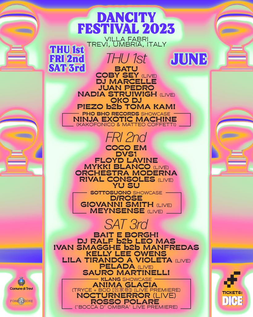 Dancity Festival 2023: annunciati i principali nomi della lineup